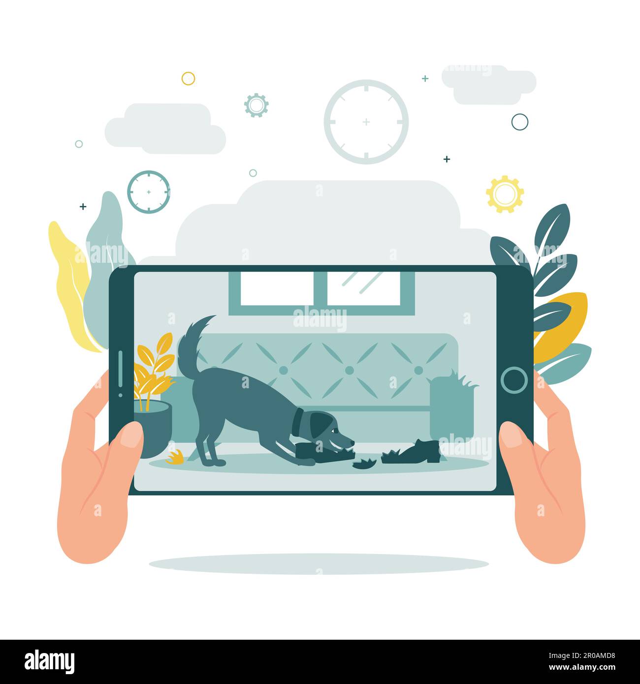 Surveillance camera room Stock Vector Images - Alamy