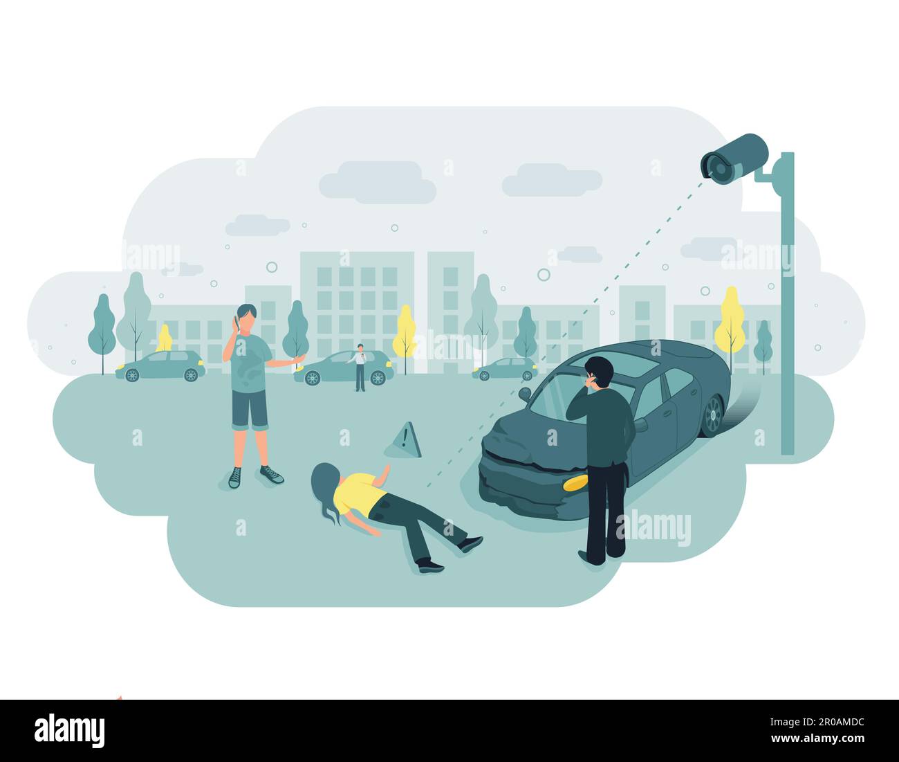 Hit a pedestrian Cut Out Stock Images & Pictures - Alamy