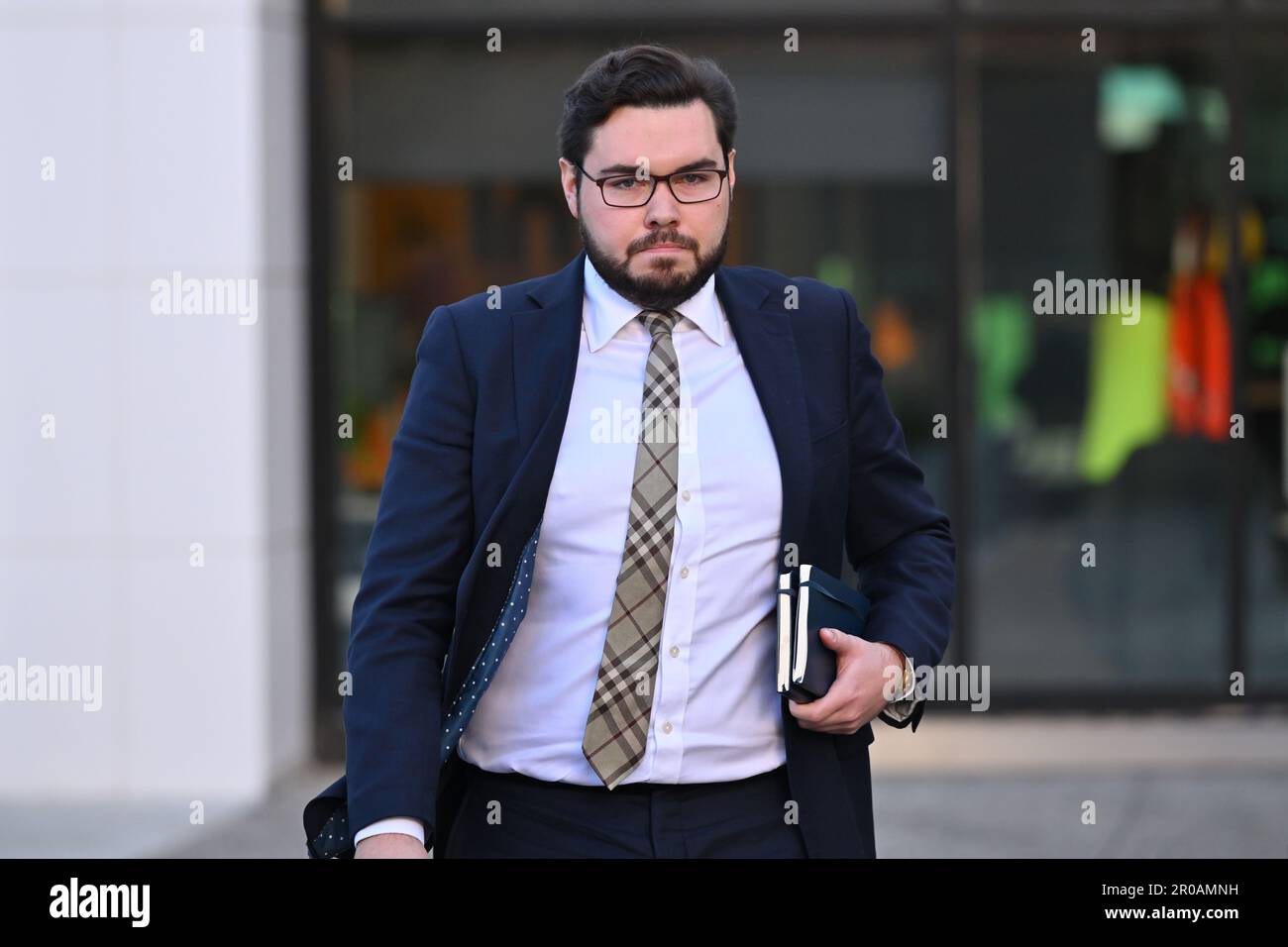 Former government staffer Bruce Lehrmann arrives at the ACT Civil ...