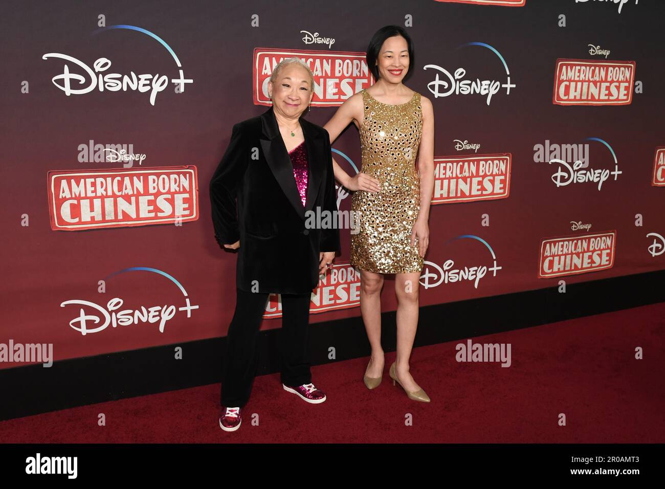 New York, USA. 07th May, 2023. Lori Tan Chin and Lia Change walking the ...