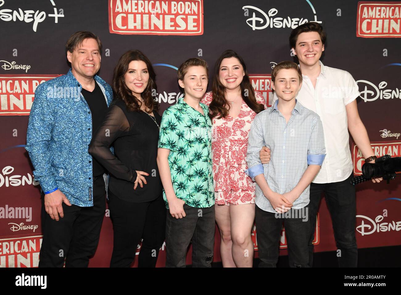 New York, USA. 07th May, 2023. The Sharpe Family Singers walking the ...