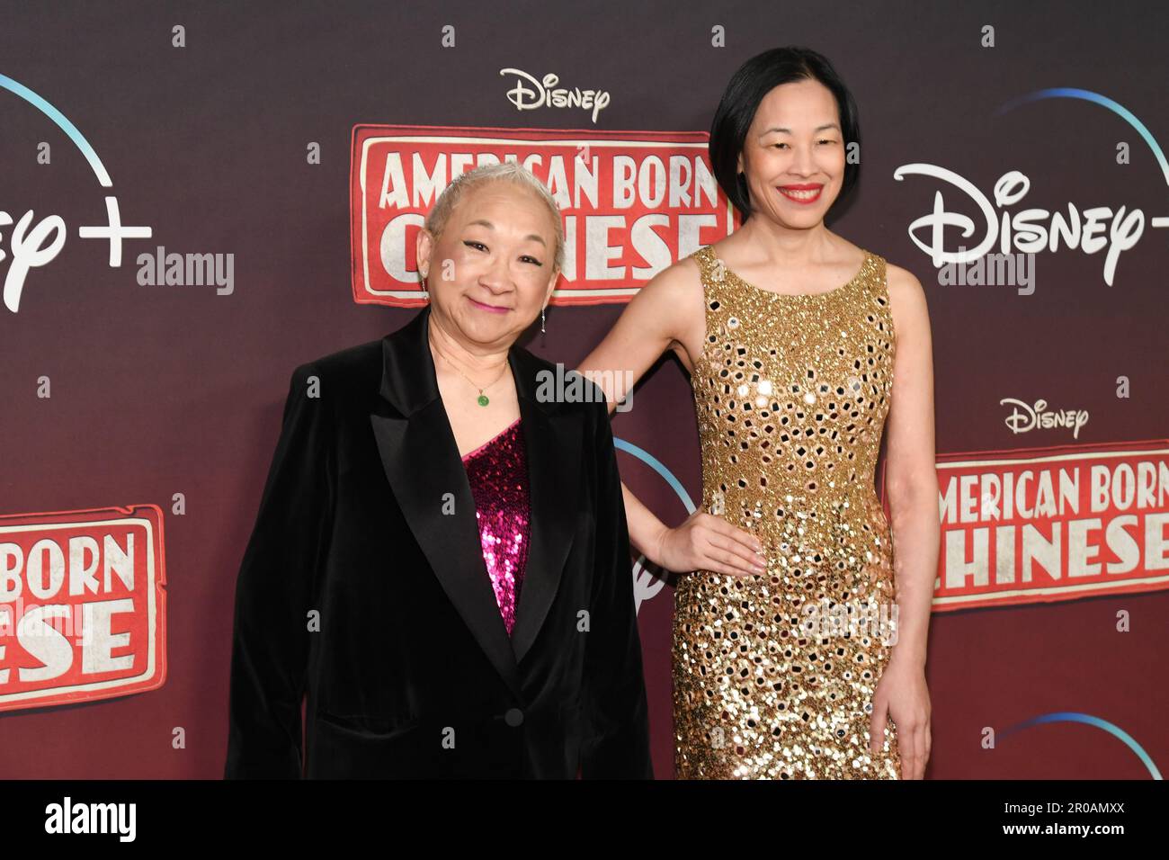 New York, USA. 07th May, 2023. Lori Tan Chin and Lia Change walking the ...