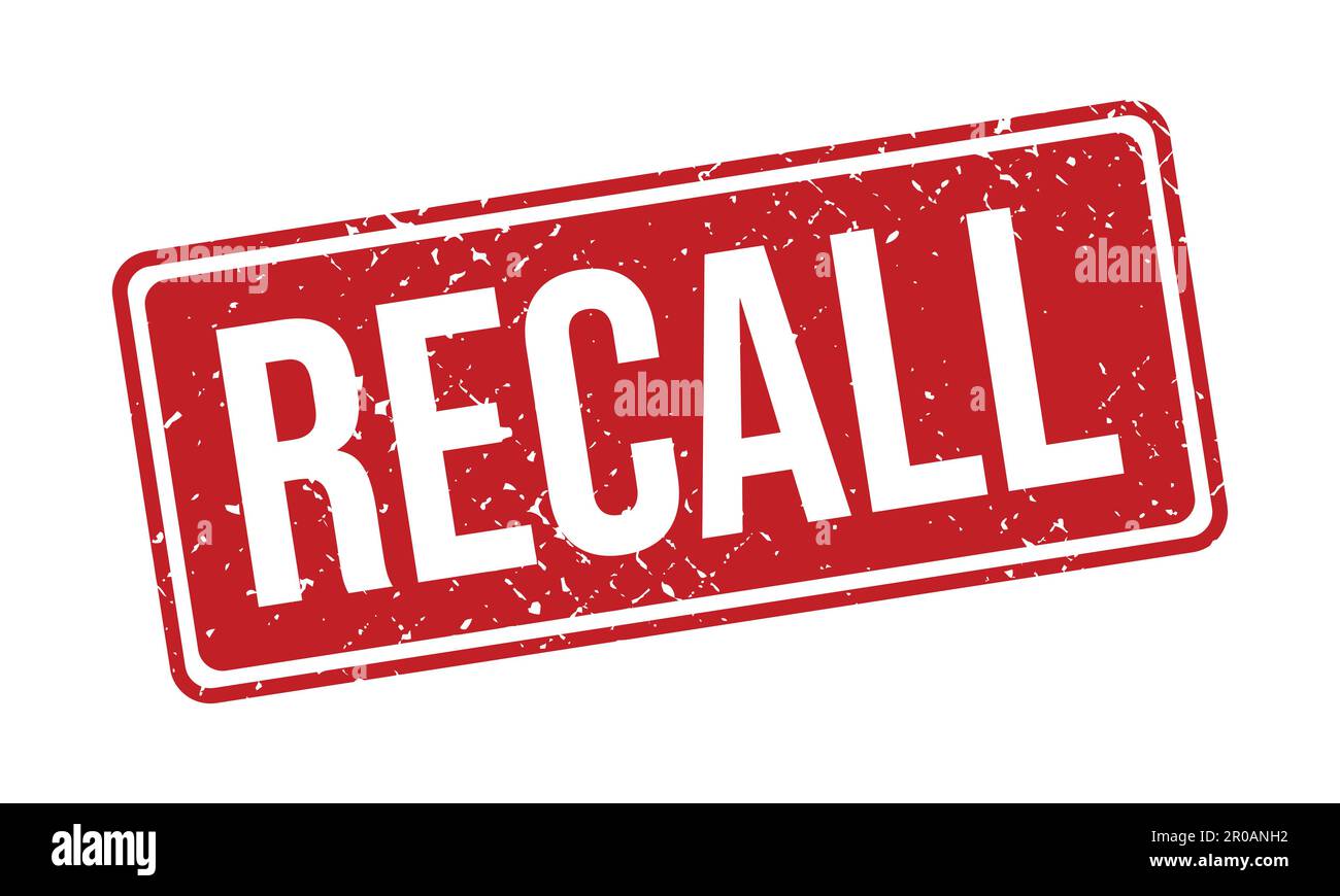 Recall Rubber Stamp. Recall Grunge Stamp Seal Vector Illustration Stock ...