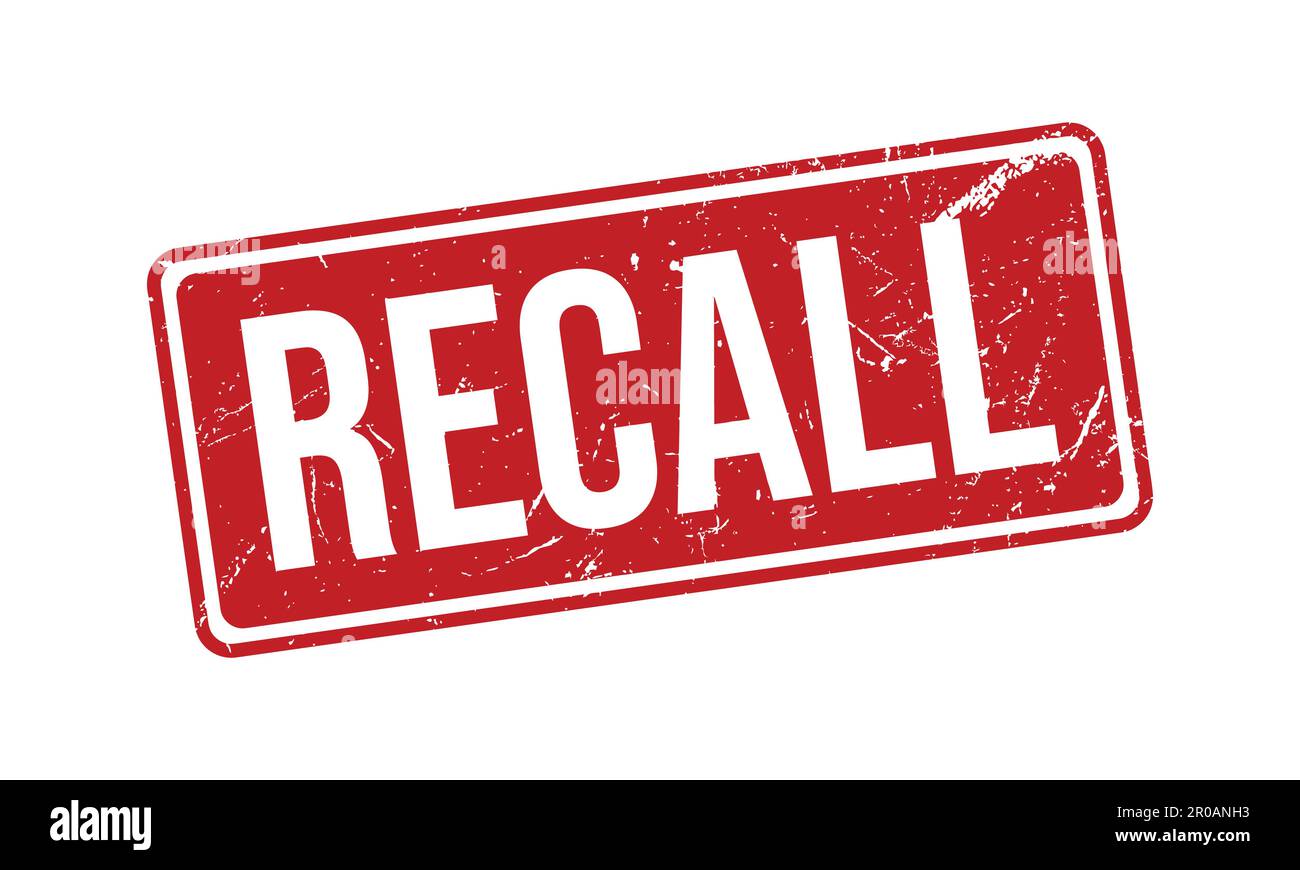 Recall Rubber Stamp. Recall Grunge Stamp Seal Vector Illustration Stock ...