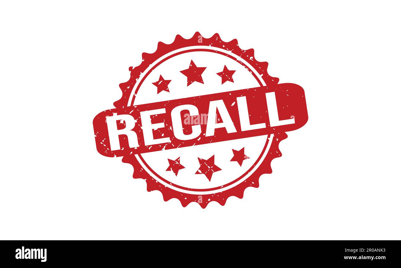Recall Rubber Stamp. Recall Grunge Stamp Seal Vector Illustration Stock ...