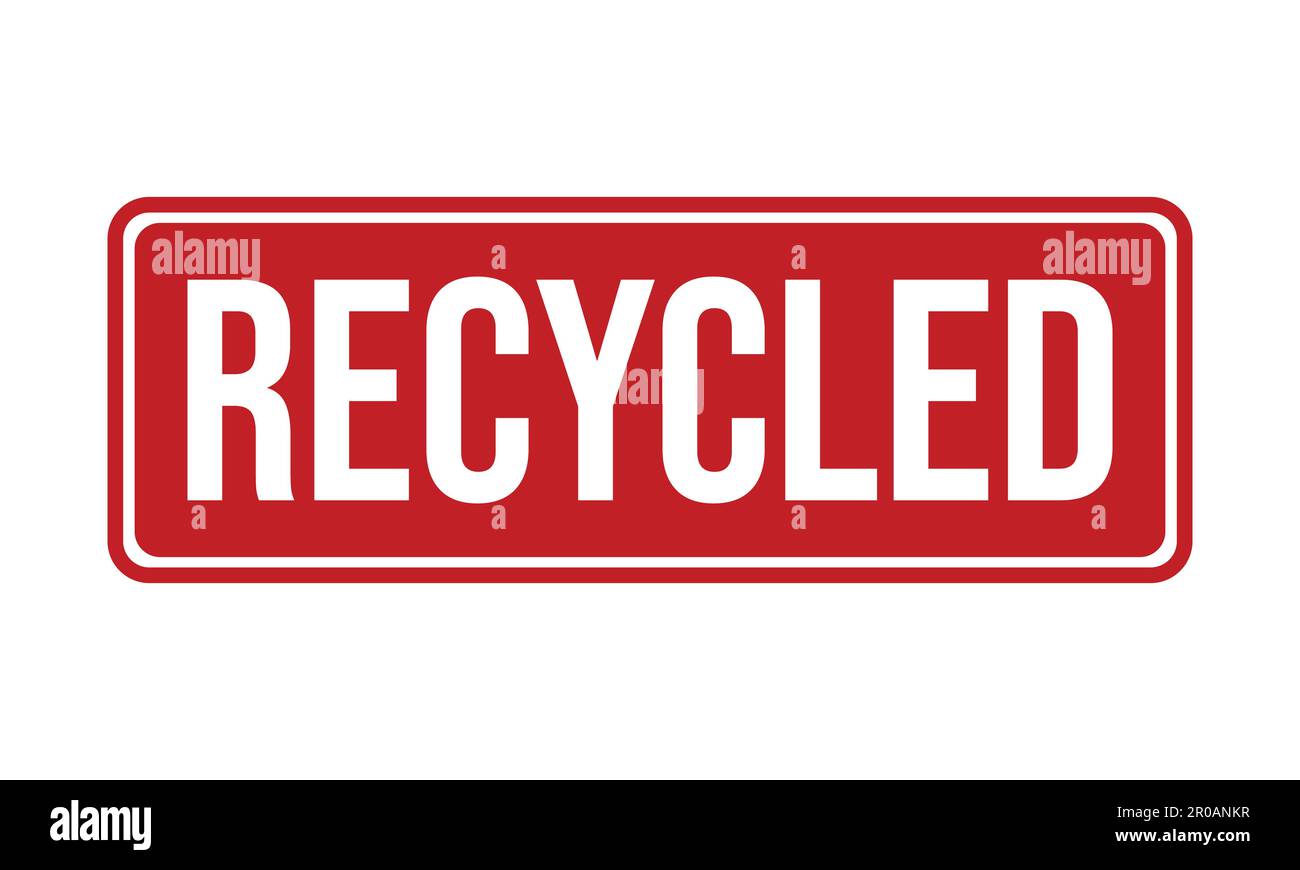 Recycled Rubber Stamp. Recycled Rubber Grunge Stamp Seal Vector ...