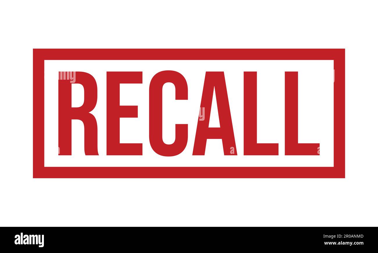 Recall Rubber Stamp. Recall Grunge Stamp Seal Vector Illustration Stock ...