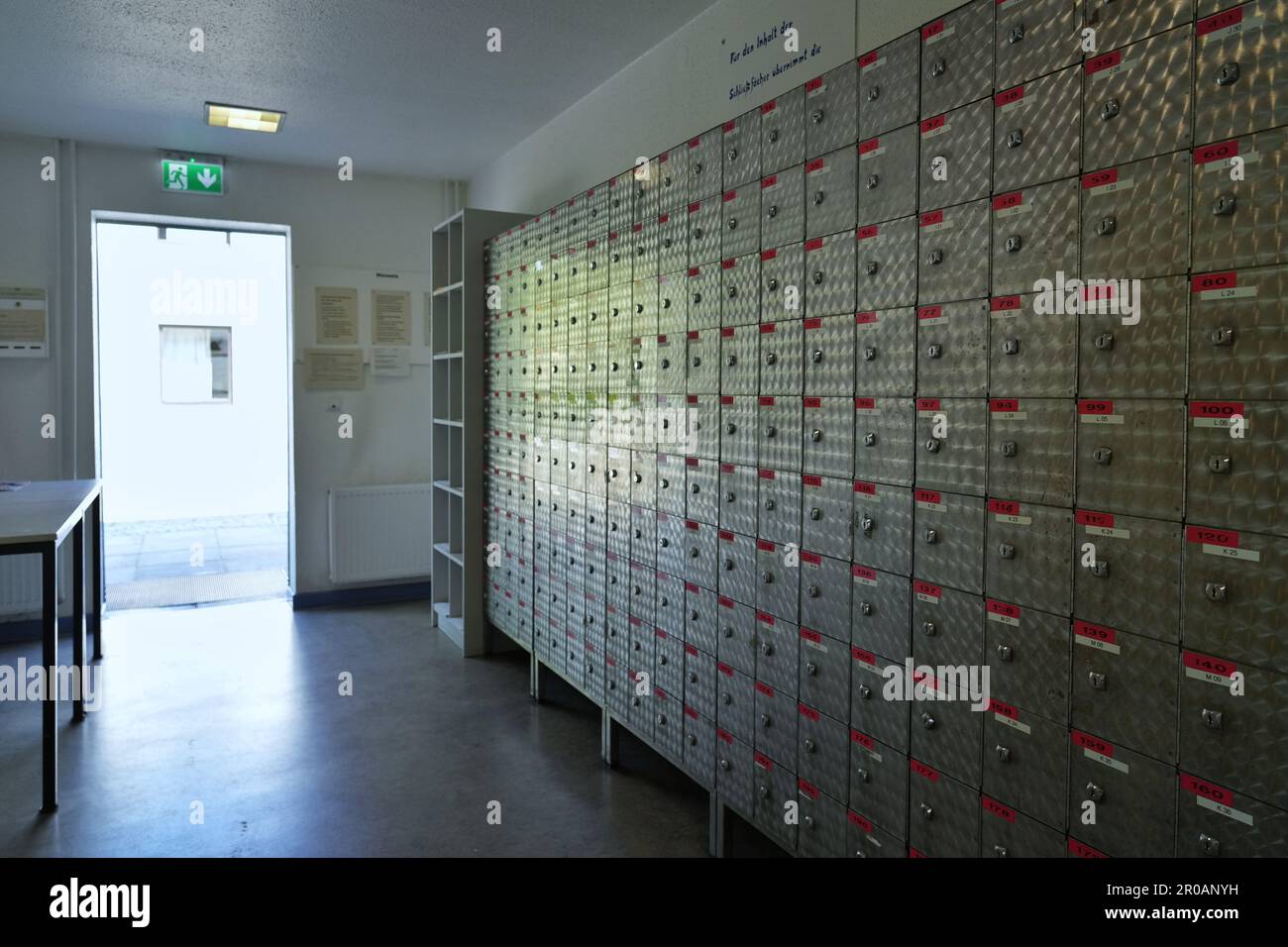 Berlin, Germany. 05th May, 2023. Lockers at the entrance, taken at the ...