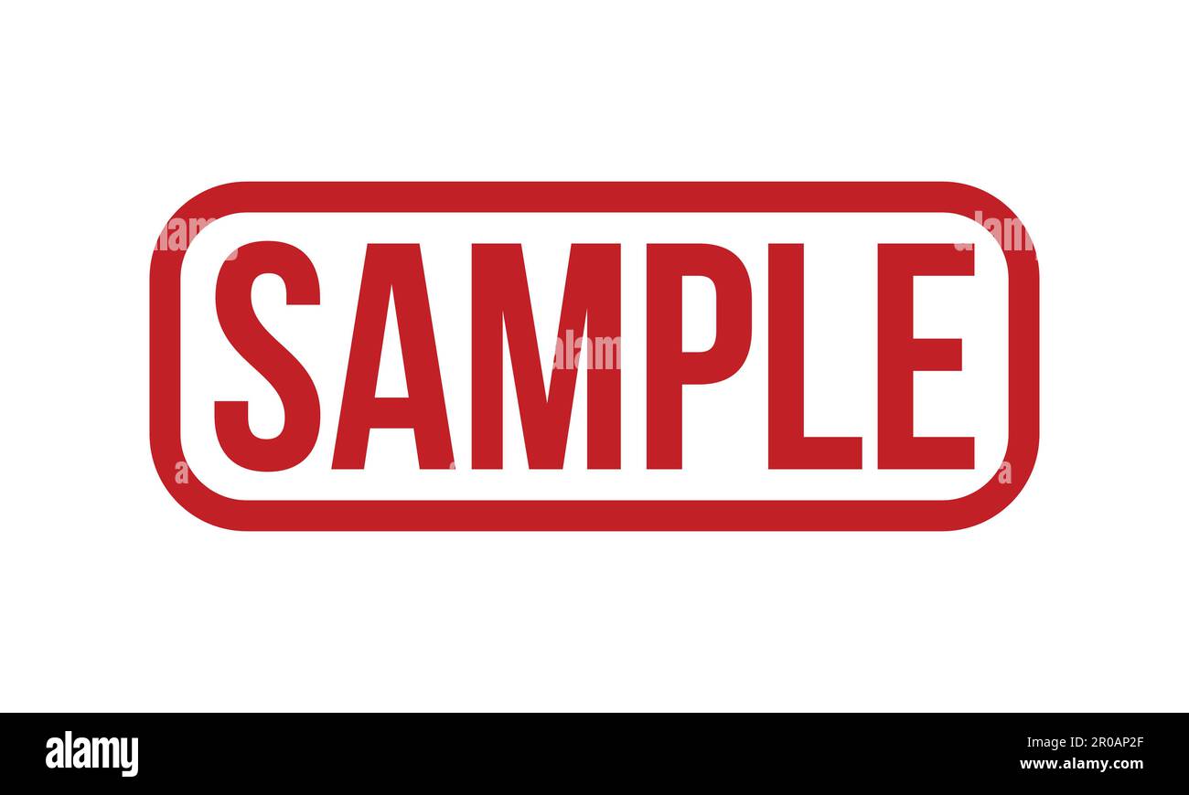 Sample Rubber Grunge Stamp Seal Vector Illustration Stock Vector Image ...