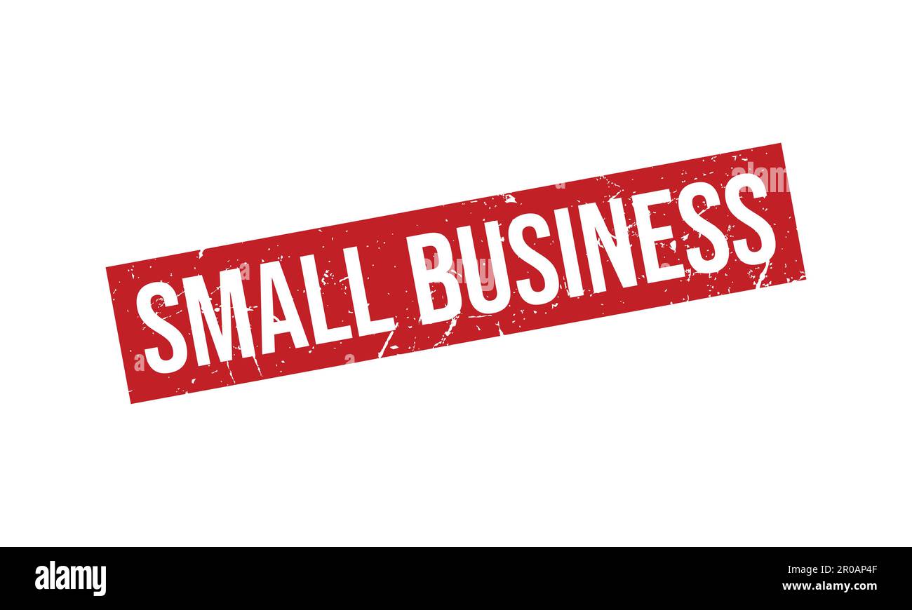 Small Business Rubber Grunge Stamp Seal Vector Illustration Stock ...