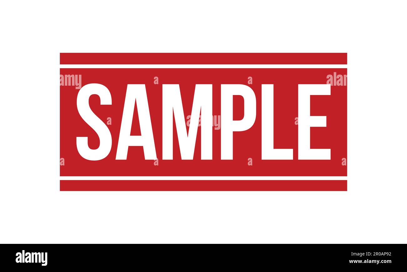 Sample Rubber Grunge Stamp Seal Vector Illustration Stock Vector Image ...