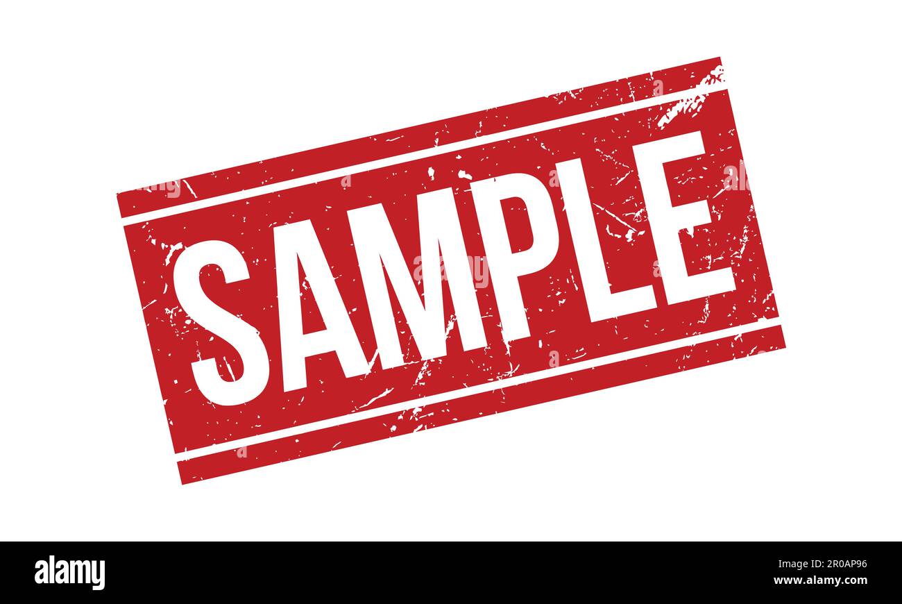 Sample Rubber Grunge Stamp Seal Vector Illustration Stock Vector Image And Art Alamy