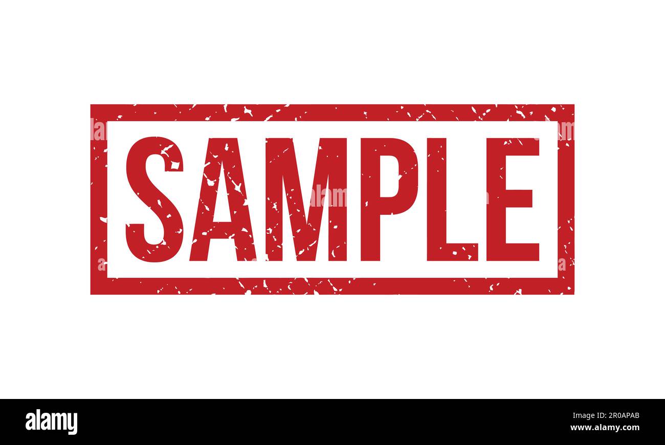 Sample Rubber Grunge Stamp Seal Vector Illustration Stock Vector Image ...