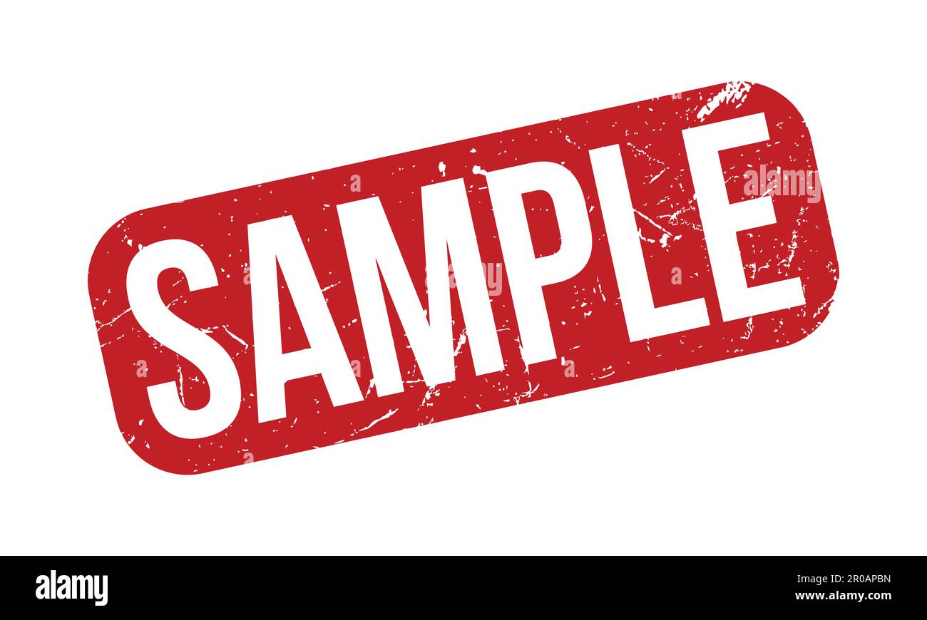 Sample Rubber Grunge Stamp Seal Vector Illustration Stock Vector Image ...
