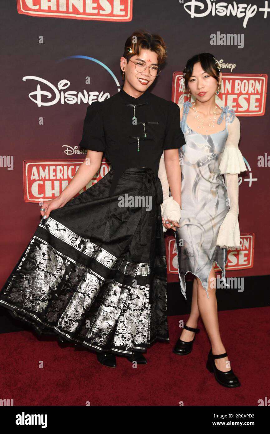 New York, USA. 07th May, 2023. Frederic Chen and Belle Zhao walking the ...