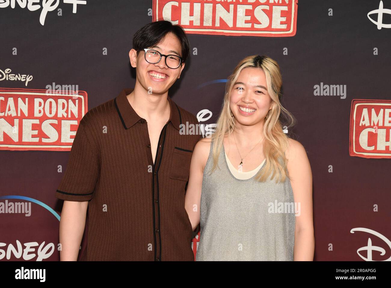New York, USA. 07th May, 2023. Elliot Choy and Nic Wong walking the red ...