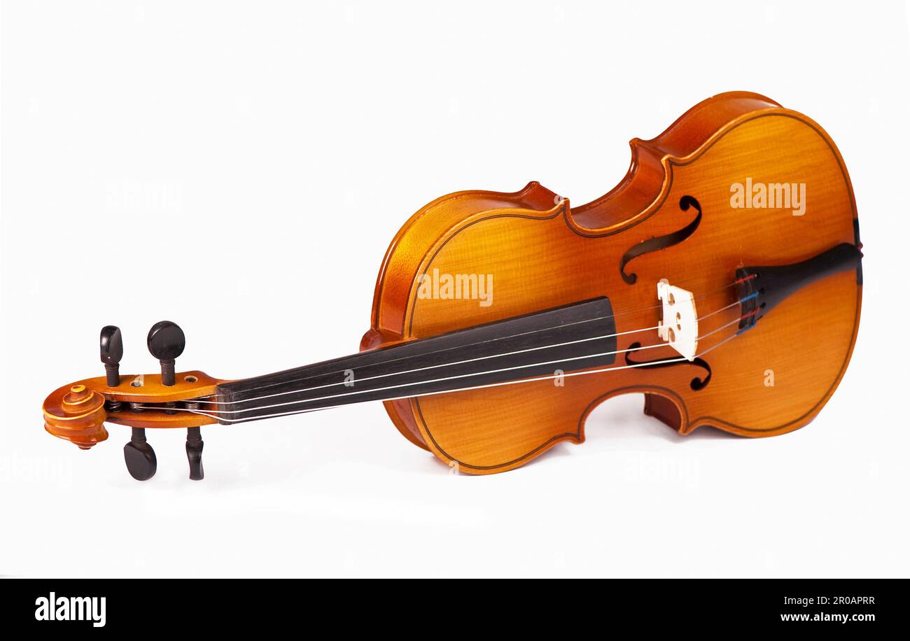 Fiddle violin on white background, a symbol of classical music Stock ...