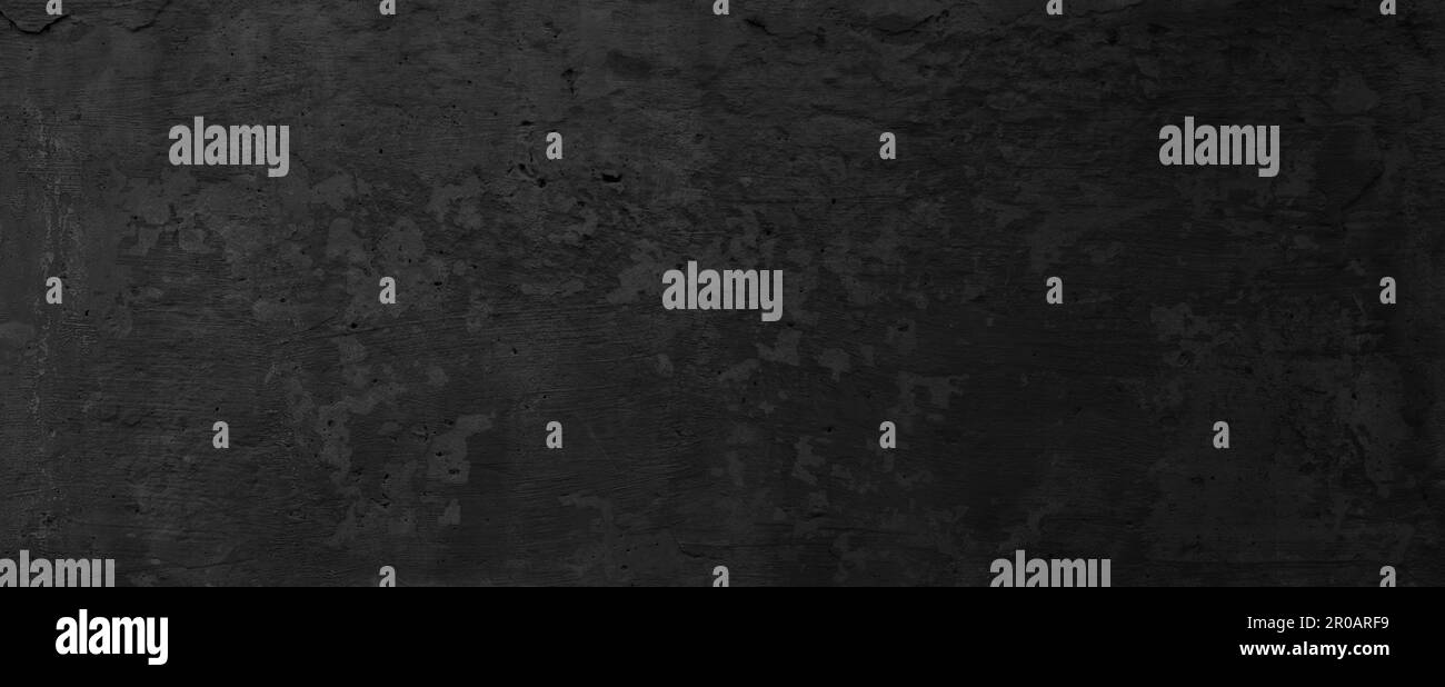 aesthetic black plaster or stucco panoramic background Stock Photo - Alamy
