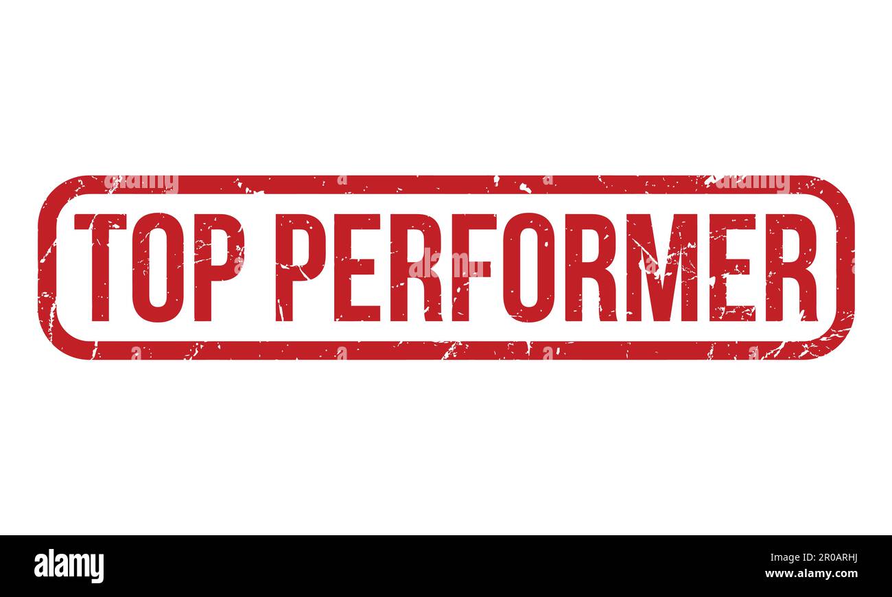 Top Performer Rubber Grunge Stamp Seal Stock Vector Stock Vector Image ...