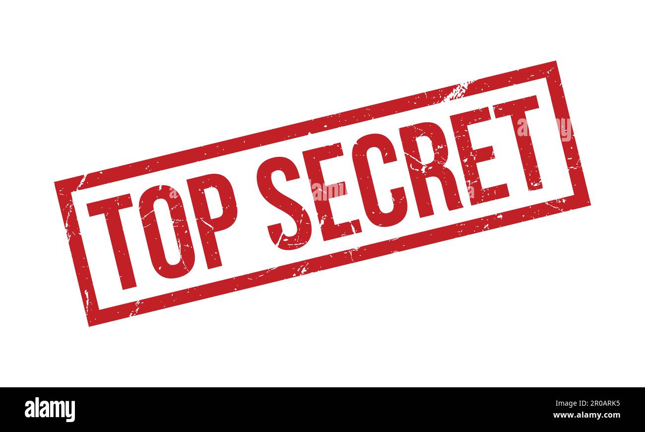 Top Secret Rubber Stamp. Red Top Secret Rubber Grunge Stamp Seal Vector ...