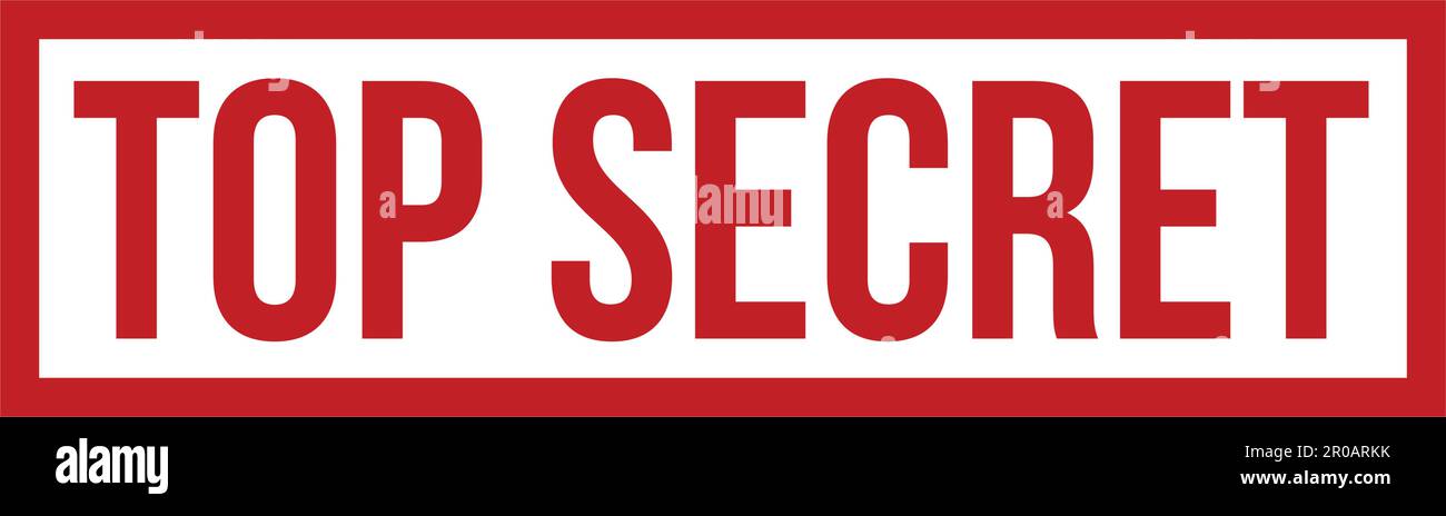 Top Secret Rubber Stamp. Red Top Secret Rubber Grunge Stamp Seal Vector ...