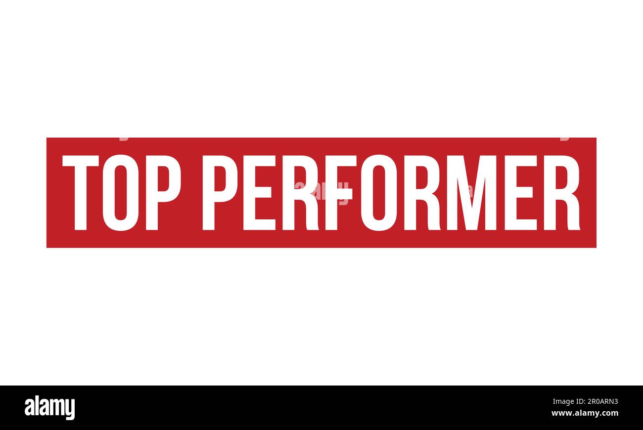 Top Performer Rubber Grunge Stamp Seal Stock Vector Stock Vector Image ...