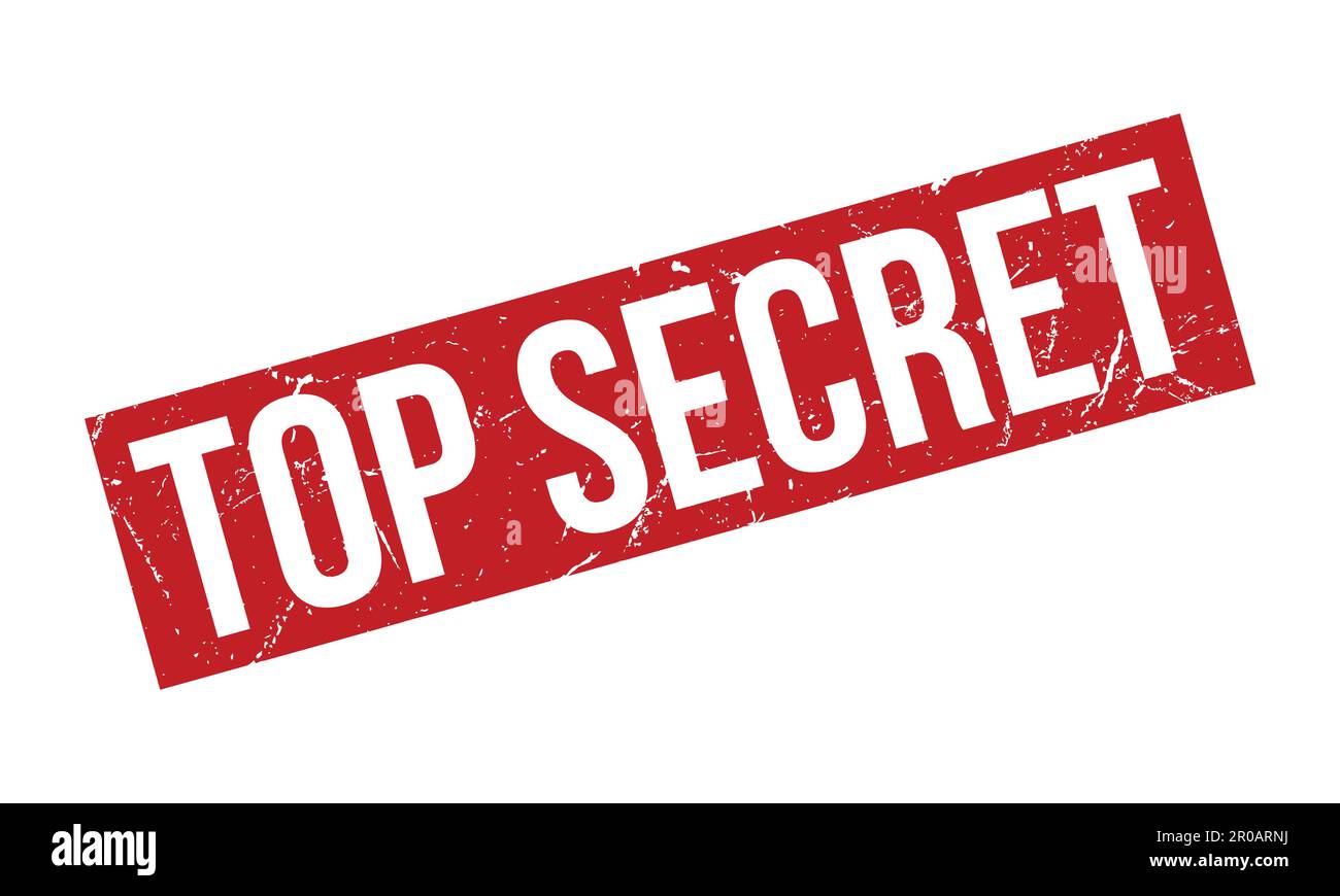 Top Secret Rubber Stamp. Red Top Secret Rubber Grunge Stamp Seal Vector ...