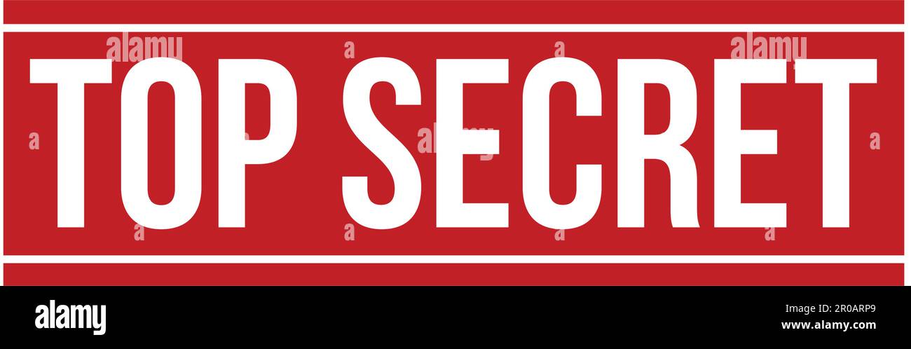 Top Secret Rubber Stamp. Red Top Secret Rubber Grunge Stamp Seal Vector ...