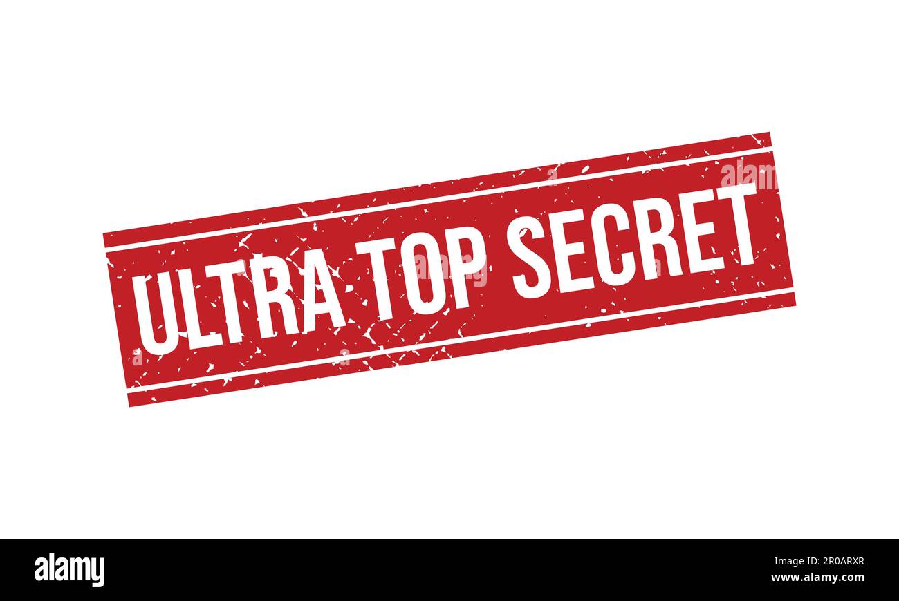 Ultra Top Secret Rubber Stamp. Ultra Top Secret Grunge Stamp Seal ...