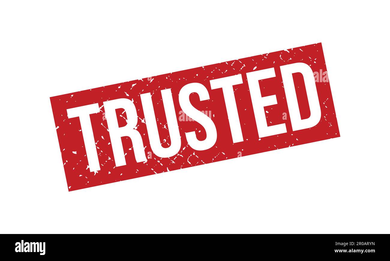 Trusted stamp Stock Vector Images - Alamy