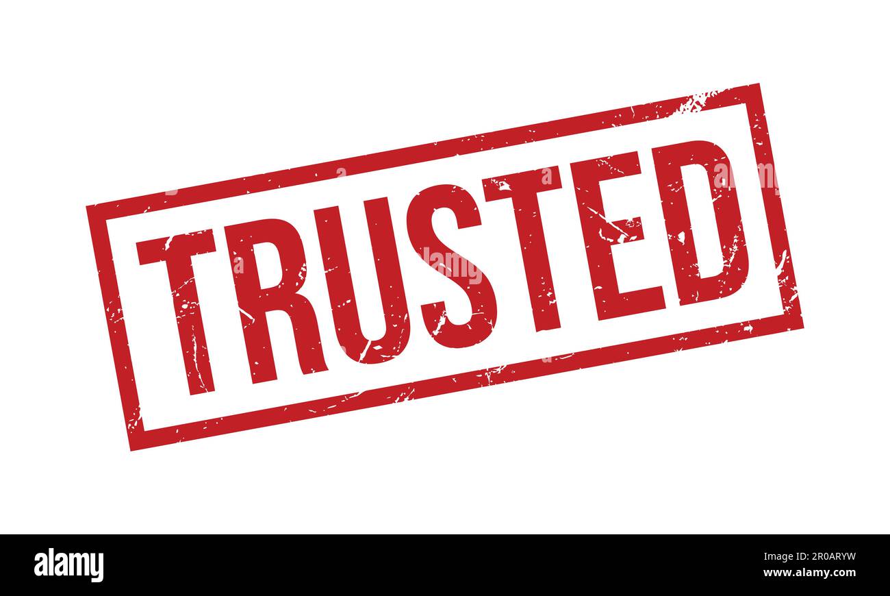 Trusted Rubber Grunge Stamp Seal Stock Vector Stock Vector Image & Art ...