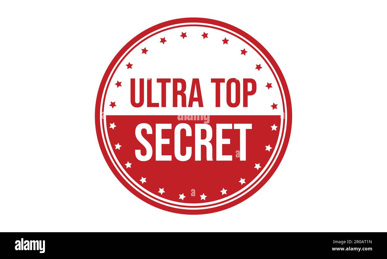 Ultra Top Secret Rubber Stamp. Ultra Top Secret Grunge Stamp Seal ...