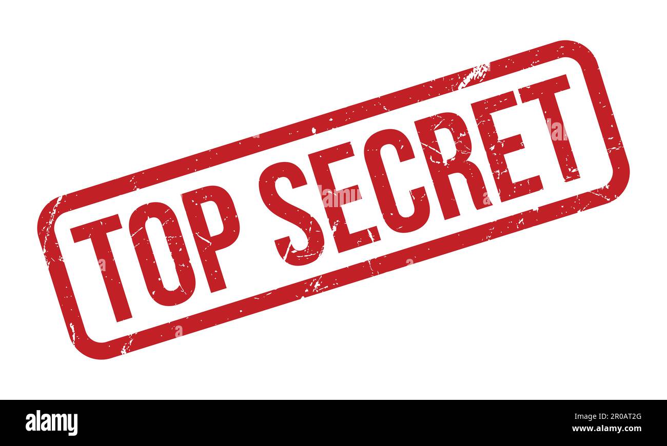 Top Secret Rubber Stamp. Red Top Secret Rubber Grunge Stamp Seal Vector ...