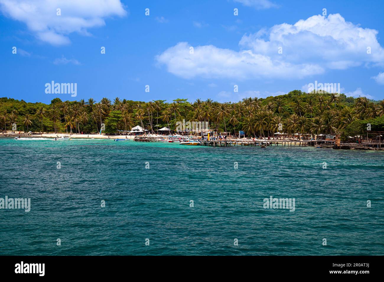 Beach of the Island May Rut Trong,near the island of Phu Quoc, Vietnam ...