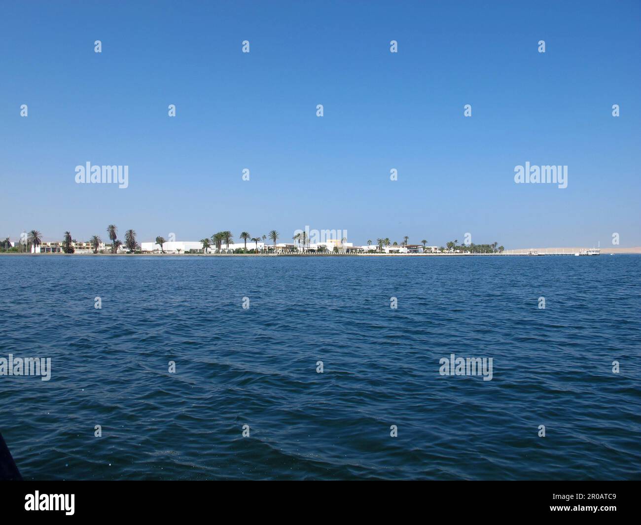 The marina in Paracas city on the Pacific ocean, Peru Stock Photo - Alamy