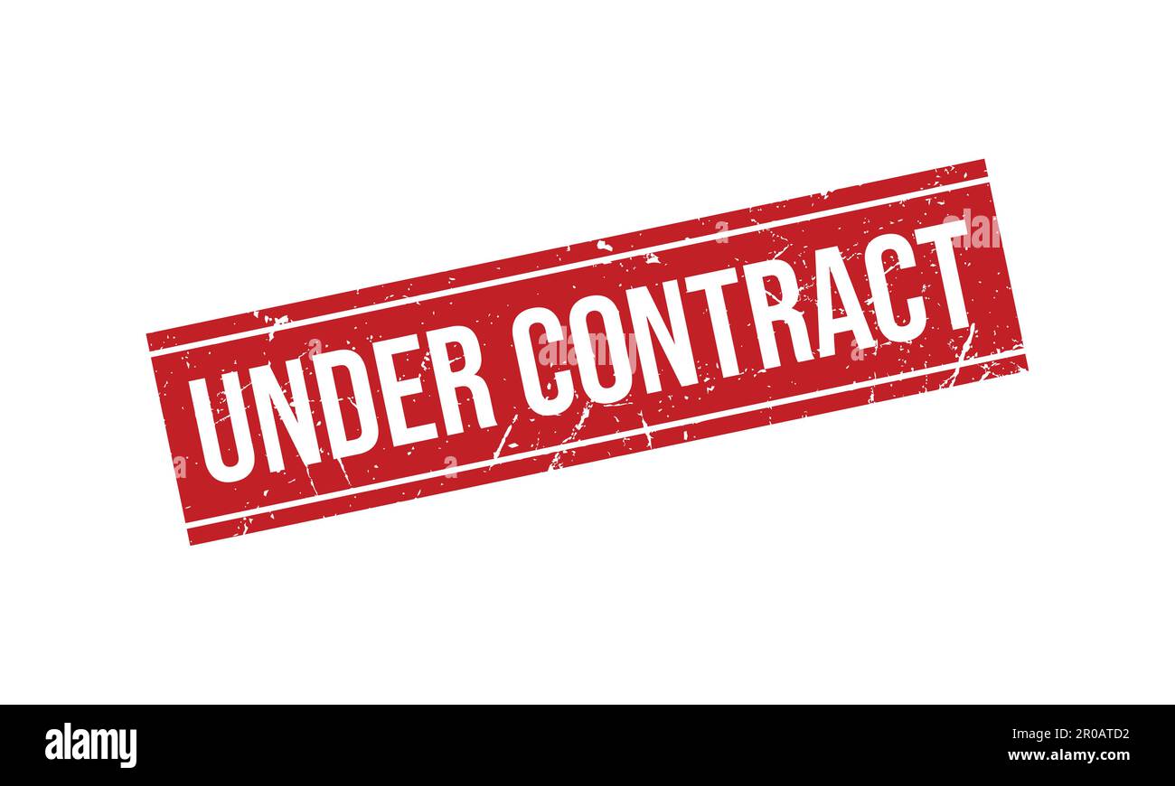 Under Contract Rubber Stamp. Under Contract Grunge Stamp Seal Vector ...