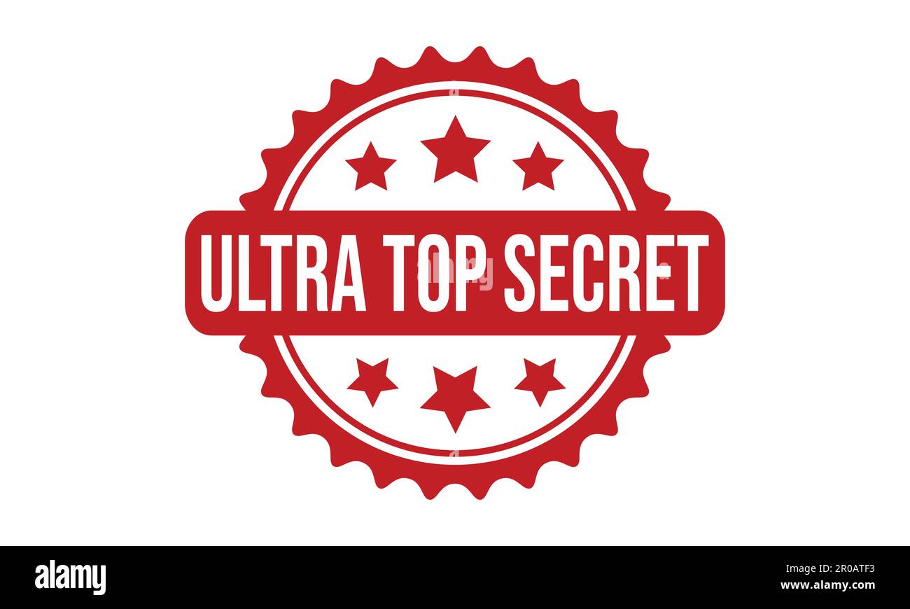 Ultra Top Secret Rubber Stamp. Ultra Top Secret Grunge Stamp Seal ...
