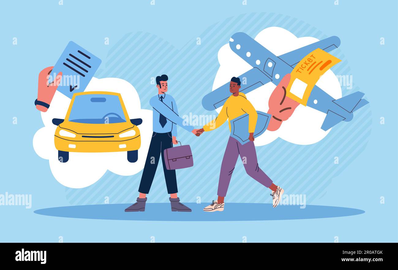 Cartoon travel ticket hi-res stock photography and images - Alamy