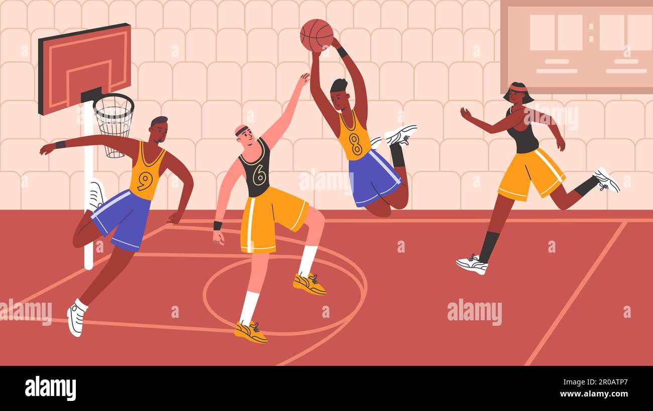 Basketballer player Stock Vector Images - Alamy