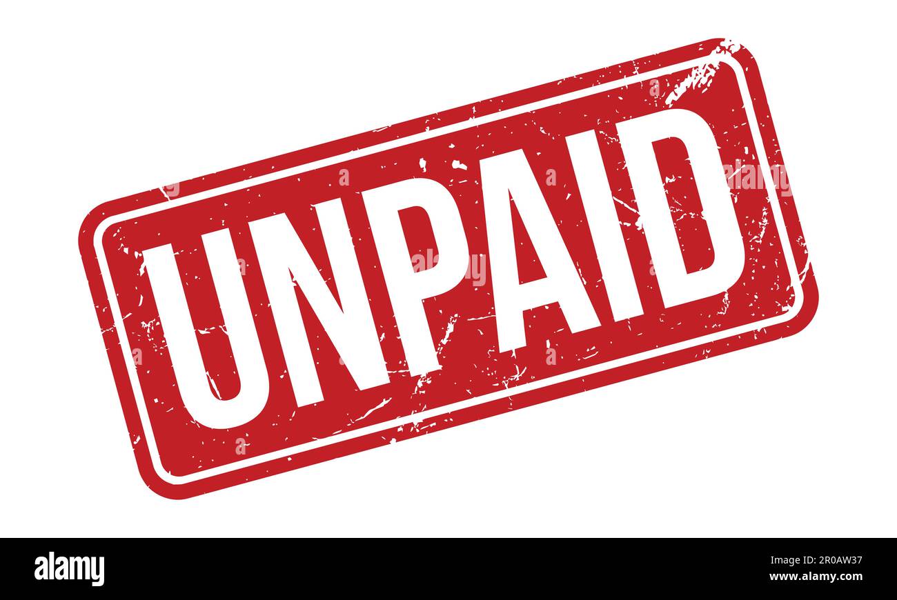 Unpaid icon vector vectors hi-res stock photography and images - Alamy