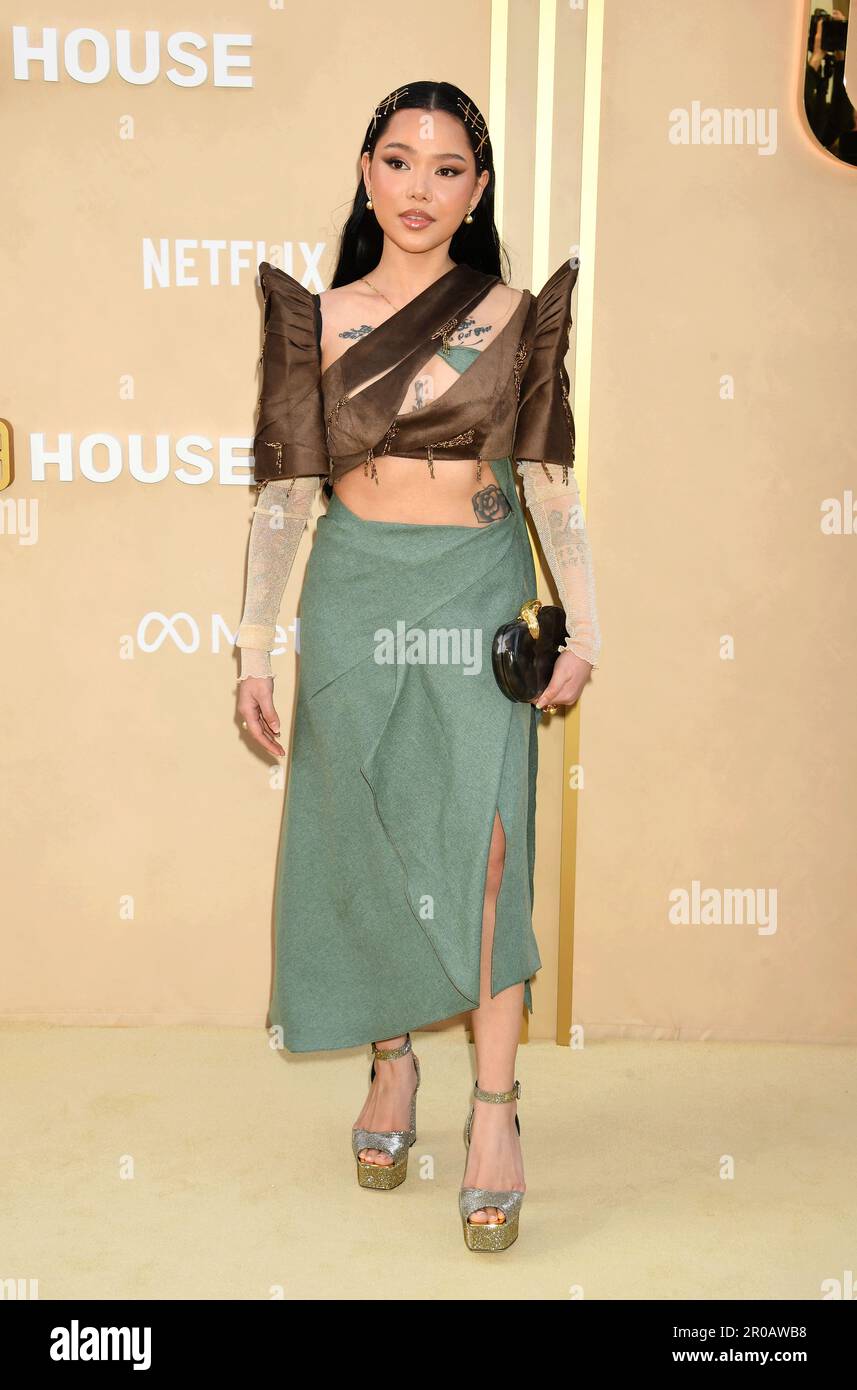 LOS ANGELES, CALIFORNIA - MAY 06: Bella Poarch attends Gold House's 2nd ...