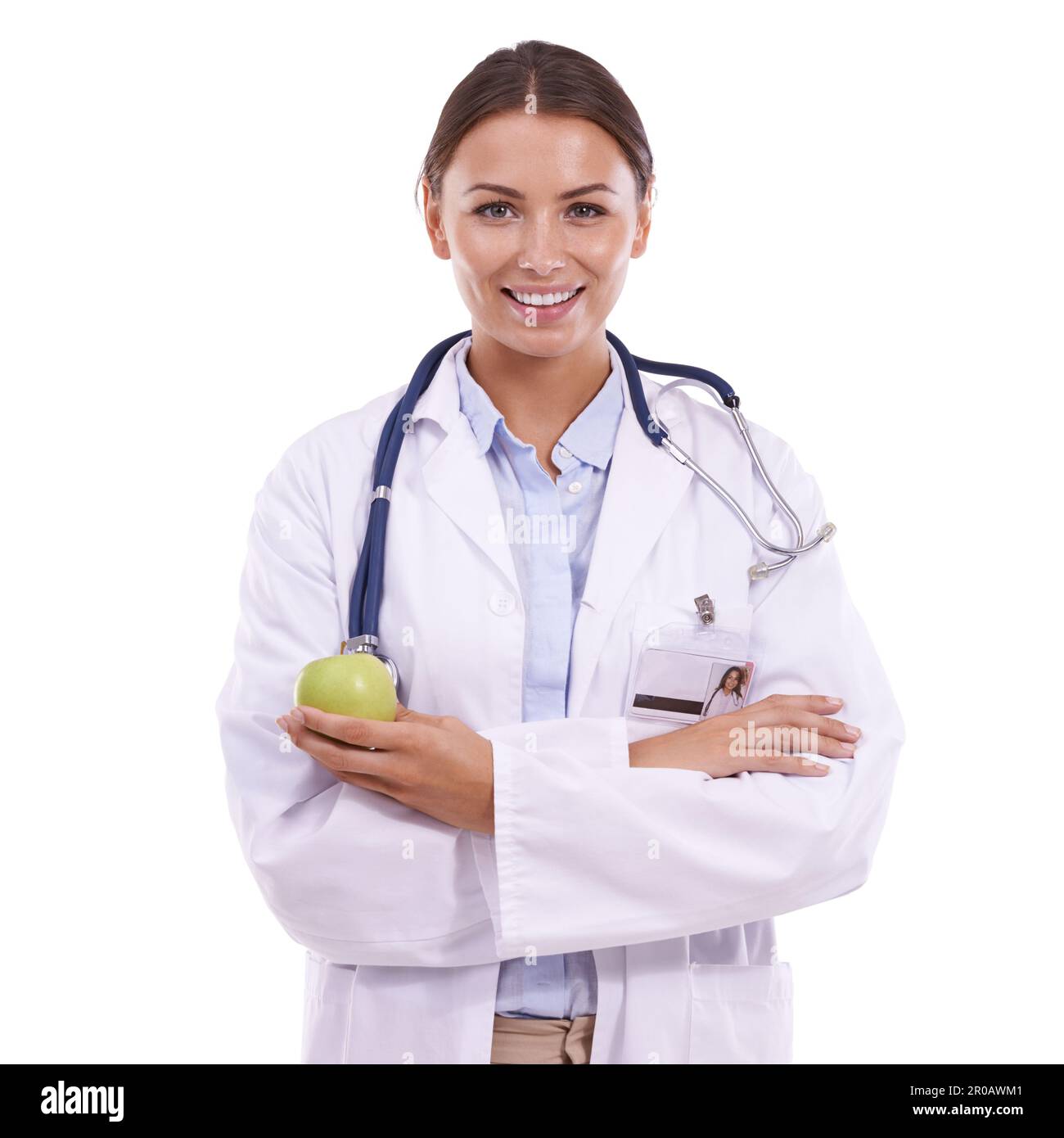 Prevention is better than cure. Portrait of a beautiful young doctor ...