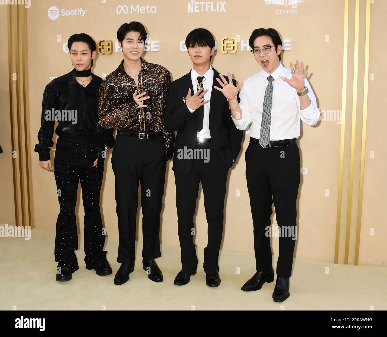 LOS ANGELES, CALIFORNIA - MAY 06: (L-R) Kim Woo-sung, Jaehyeong Lee ...