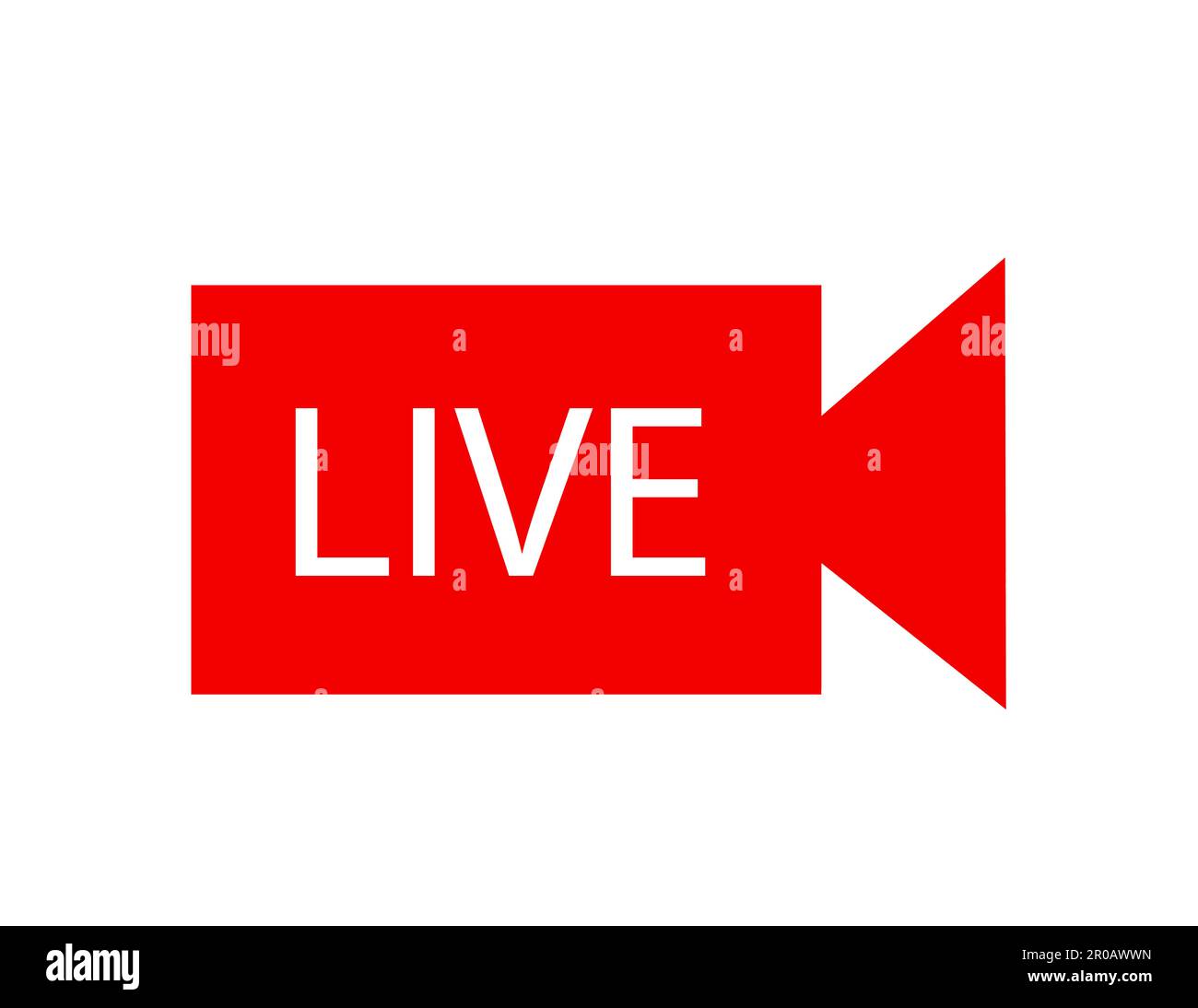 live streaming icon vector illustration Stock Vector Image & Art - Alamy