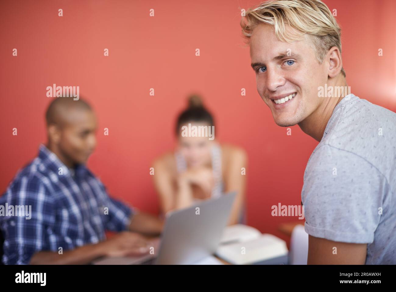 We make an awesome study group. a group of university students studying ...