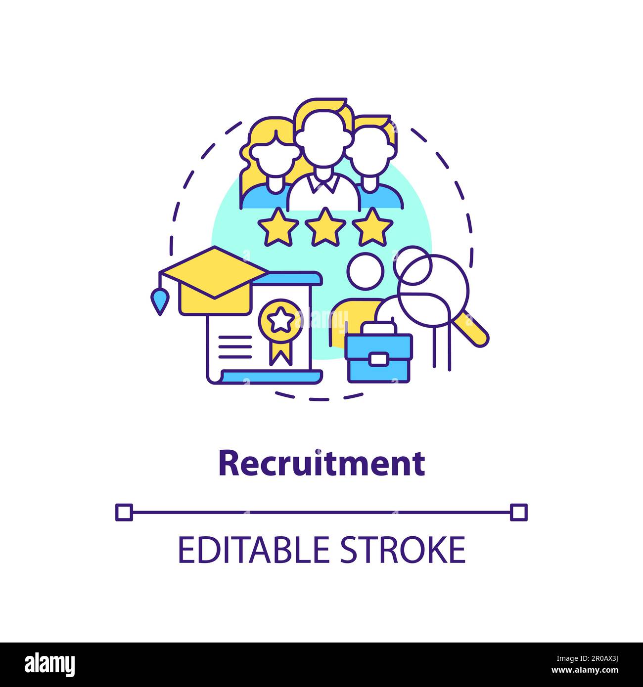 Recruitment concept icon Stock Vector Image & Art - Alamy Recruitment concept icon Stock Vector Image & Art - Alamy