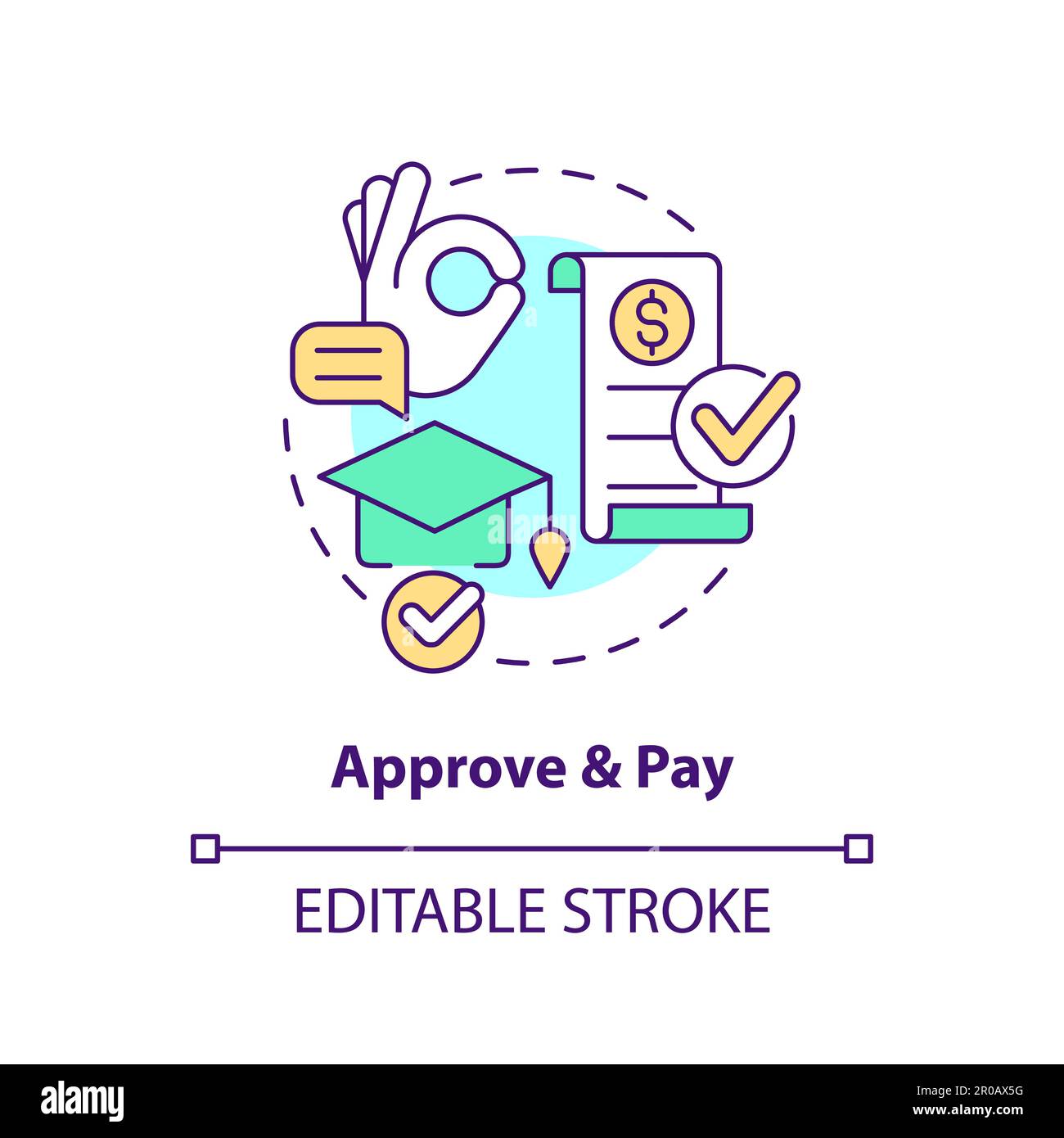 Credit approve Stock Vector Images - Alamy