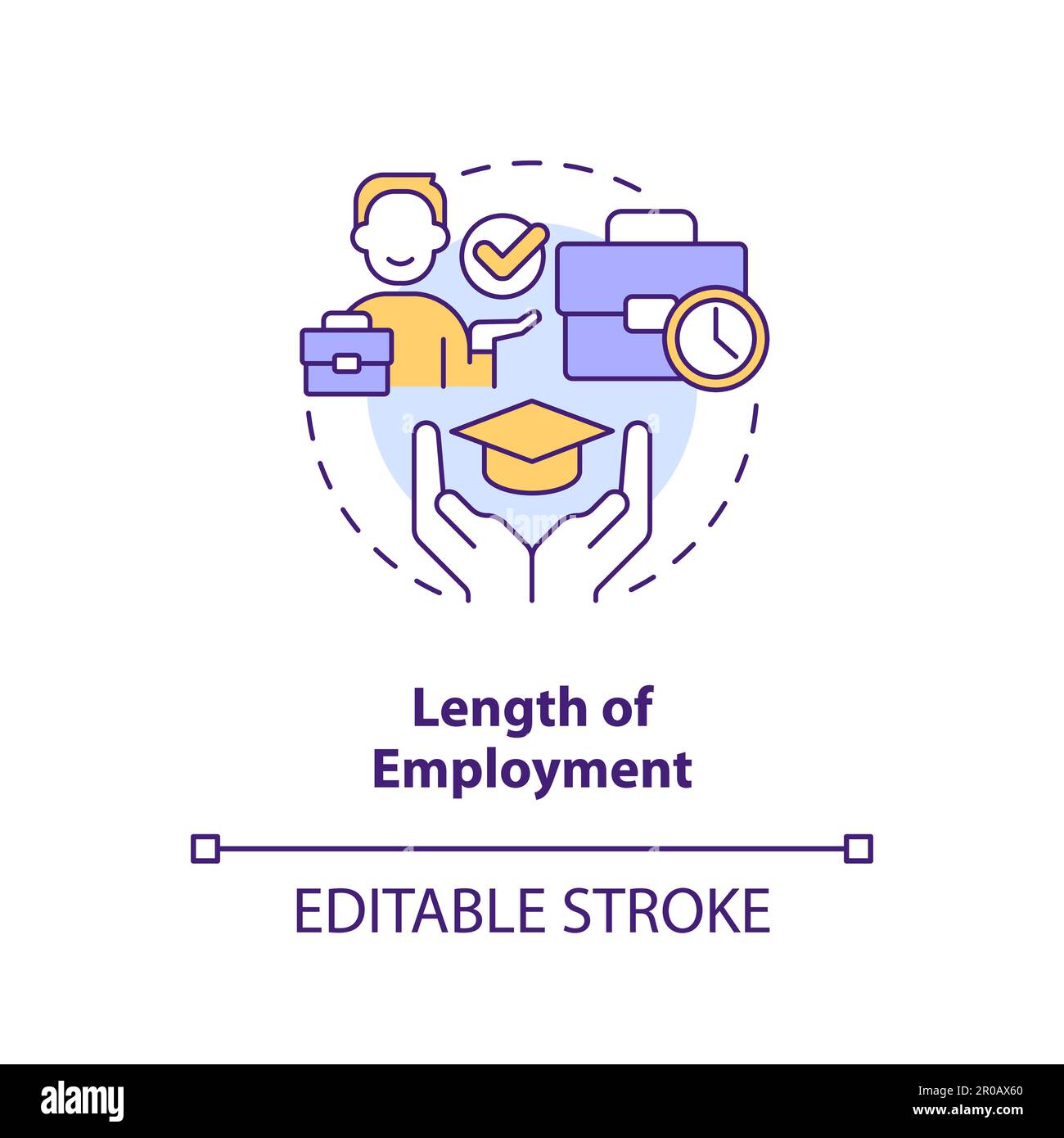 Employment package Stock Vector Images - Alamy