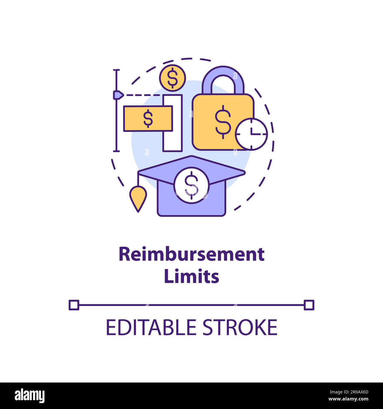 Reimbursement limits concept icon Stock Vector Image & Art - Alamy