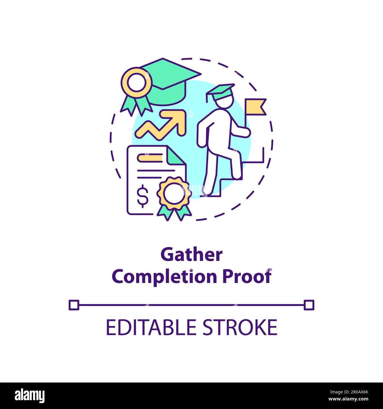 Gather completion proof concept icon Stock Vector Image & Art - Alamy Gather completion proof concept icon Stock Vector Image & Art - Alamy